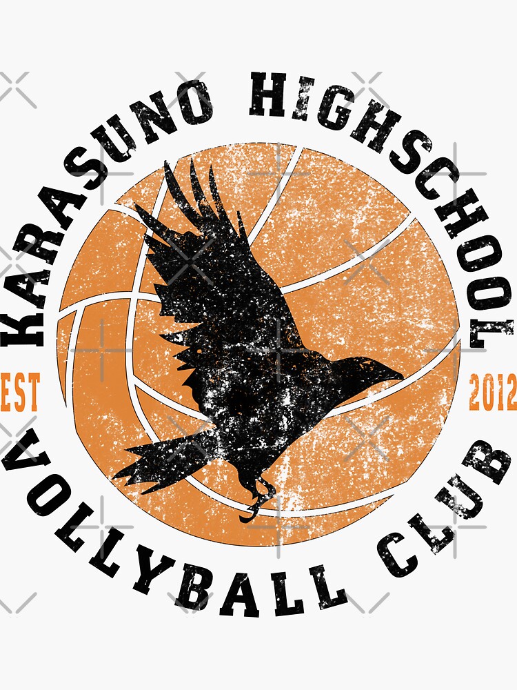 " Karasuno High School Volleyball Otaku" Sticker for Sale by Arthurooze ...