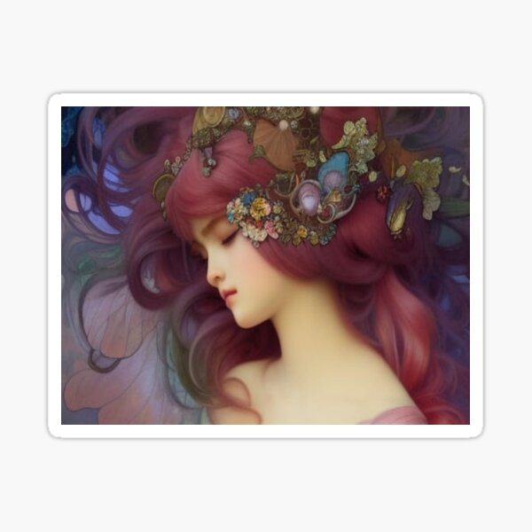 "Hibernation" Sticker for Sale by AIArtizt | Redbubble