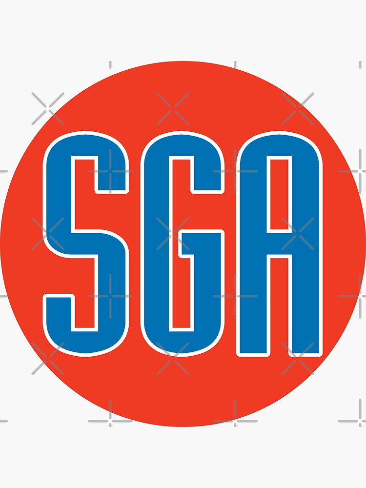 "SGA Shai Gilgeous Alexander In Orange" Sticker for Sale by RedPremium ...