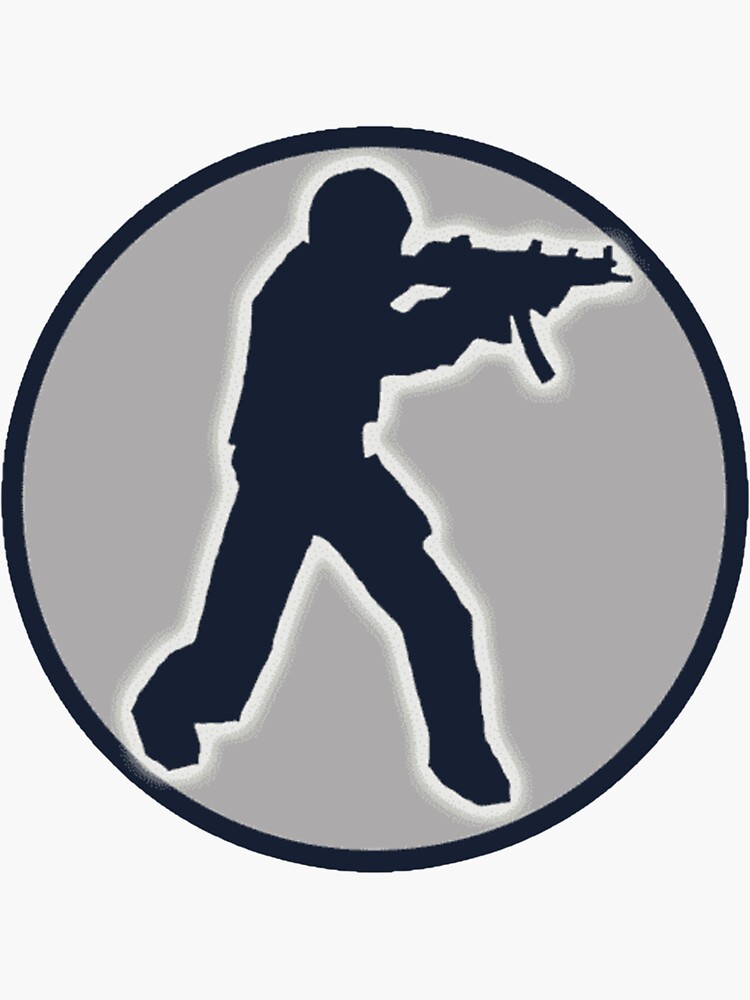 "Counter-Strike 1.6 alt logo" Sticker for Sale by thebirdbrand | Redbubble
