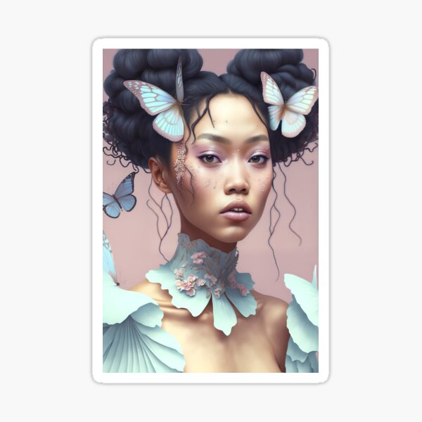 "Beautiful Modern Pixie | Enchanted Series" Sticker for Sale by naiadsnest | Redbubble