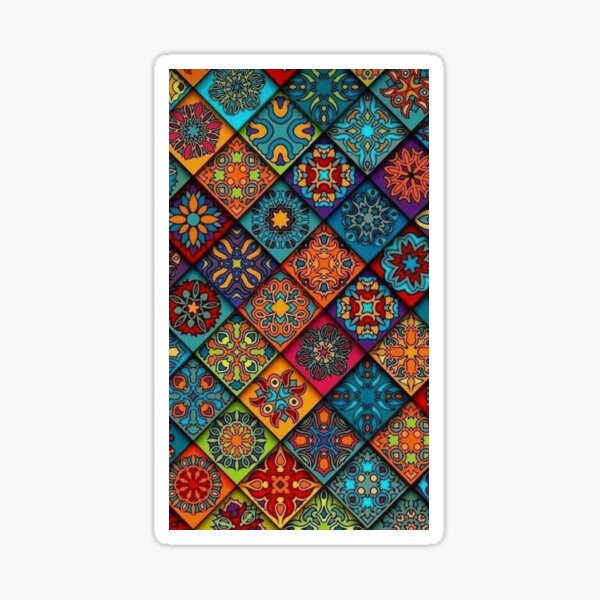"rhombus rugs" Sticker for Sale by Franescobar | Redbubble