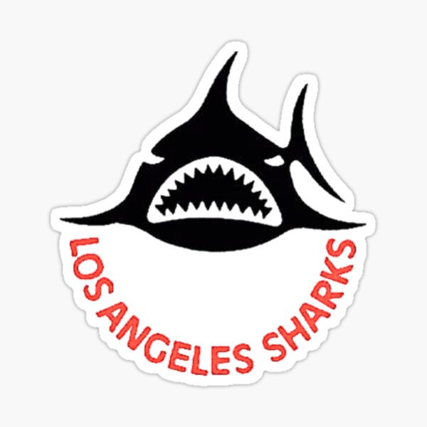 "WHA Los Angeles Sharks (Defunct) 1972-1974" Sticker for Sale by ...