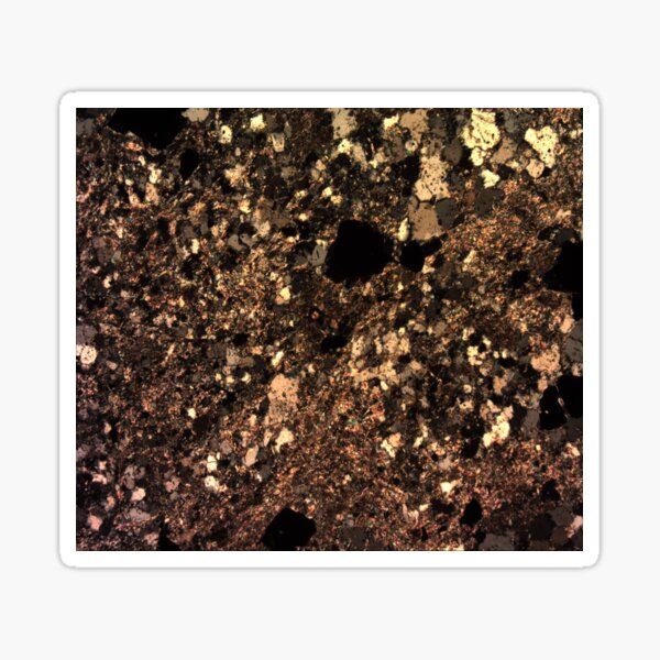 "Petrographic of Cross Polarized Light Feldspar Quartz Clay mix XPL ...