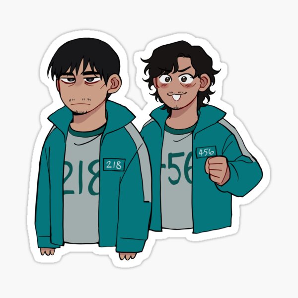 "Sangwoo + Gihun" Sticker for Sale by dusty-nao | Redbubble