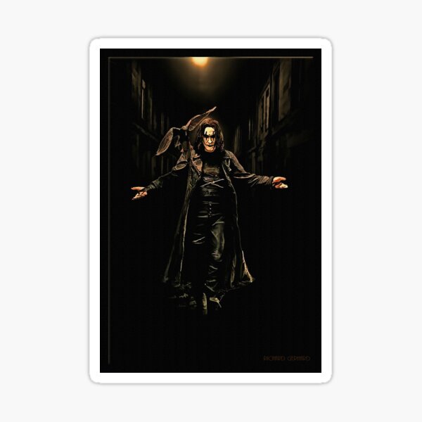 "The Crow" Sticker by rgerhard | Redbubble