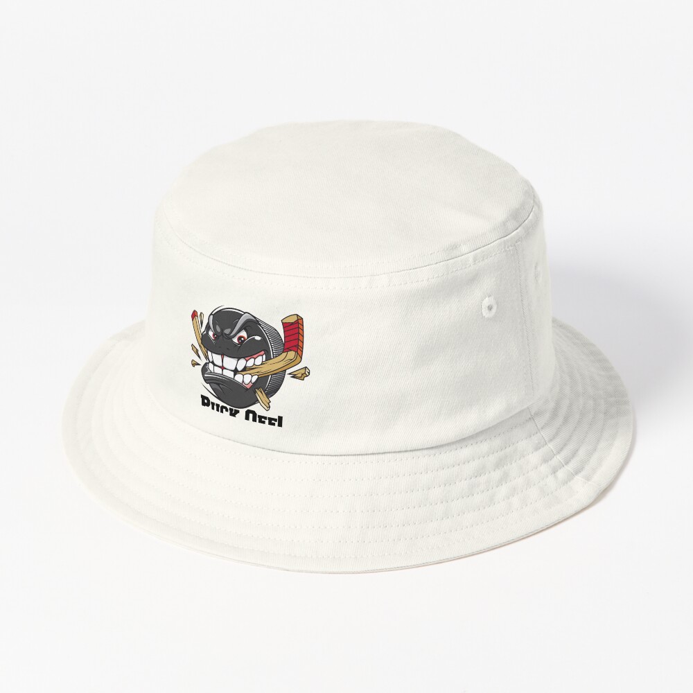 "Hockey Puck Mascot Character Attitude Puck Off Cartoon" Sticker for ...