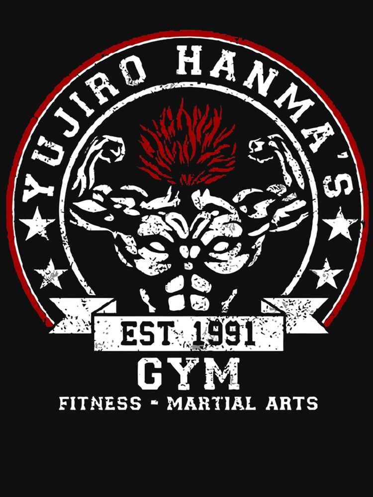 "Official Merchandise of Yujiro hanma’s gym - Baki The Grappler ...