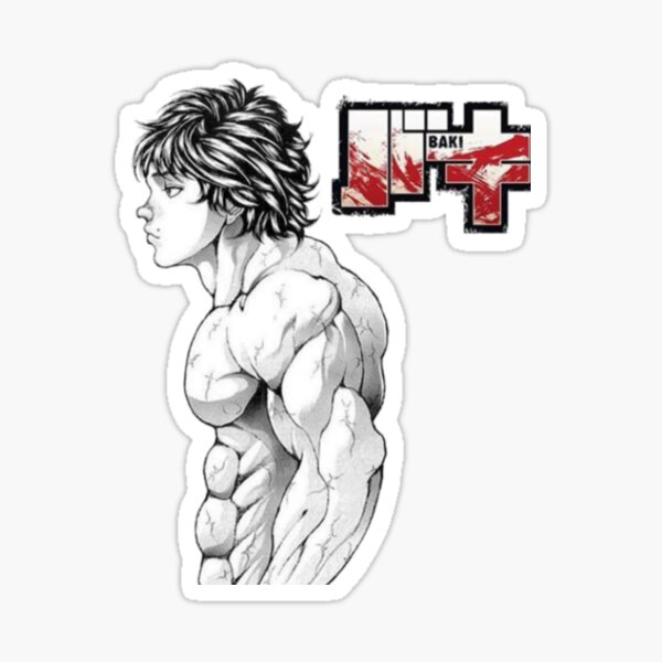 "Baki Baki Hanma fanart " Sticker for Sale by asuki26 | Redbubble