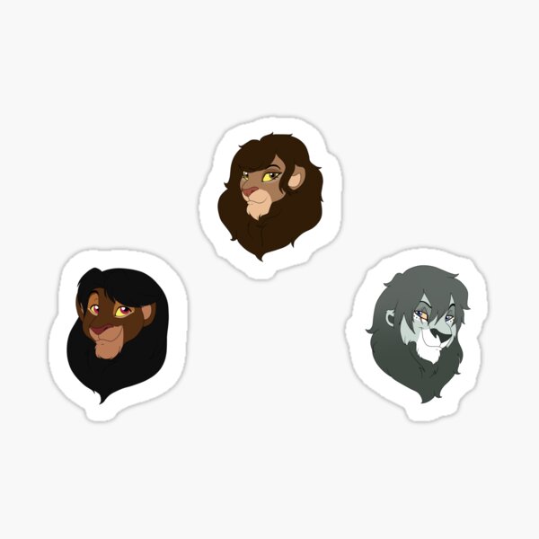 "The Lion King Ocs" Sticker by CutieSongShop | Redbubble