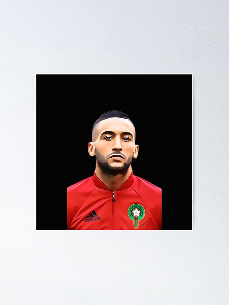 "Hakim Ziyech Cartoon" Poster for Sale by StellaStoria | Redbubble