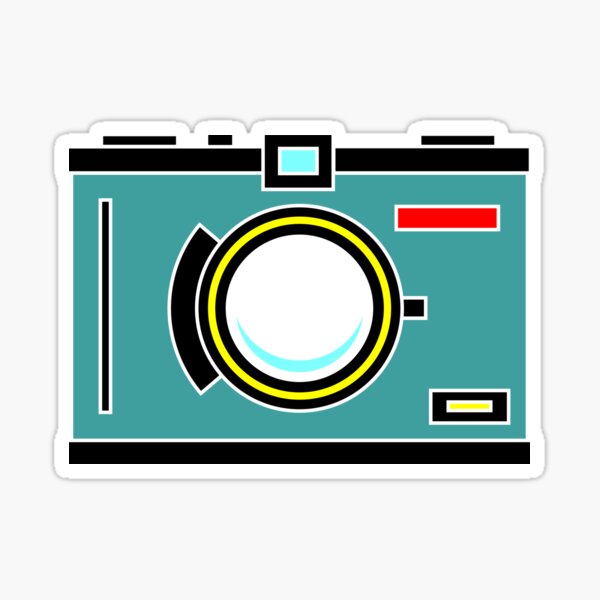 "Camera" Sticker for Sale by stikitot | Redbubble