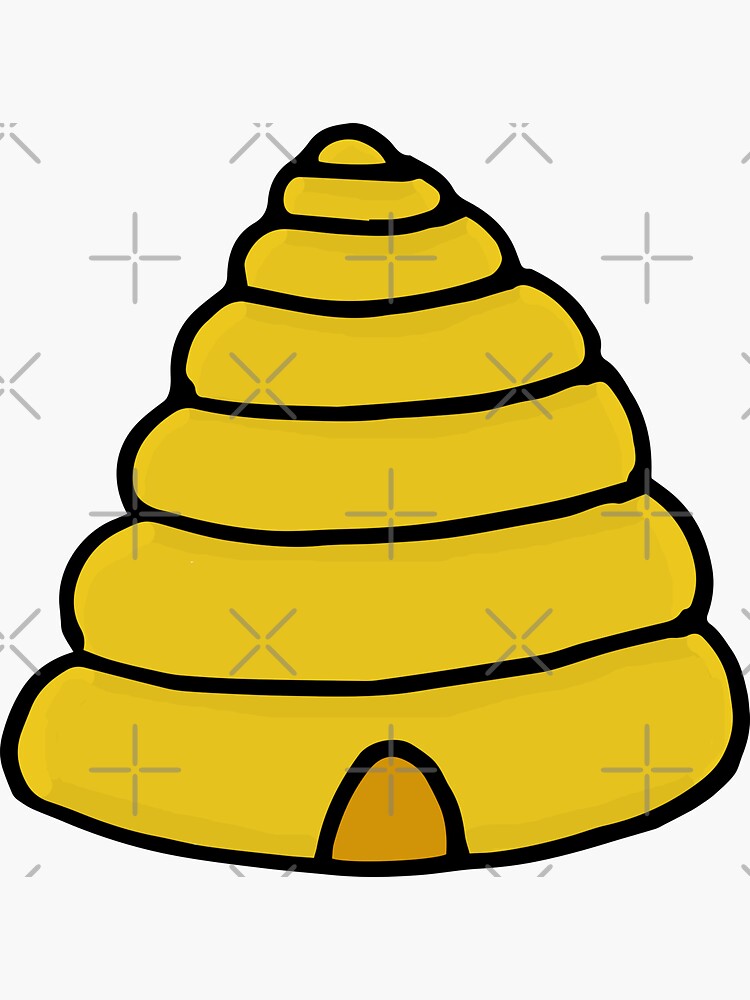 "The Classic Bee Hive" Sticker for Sale by NickacanDesigns | Redbubble