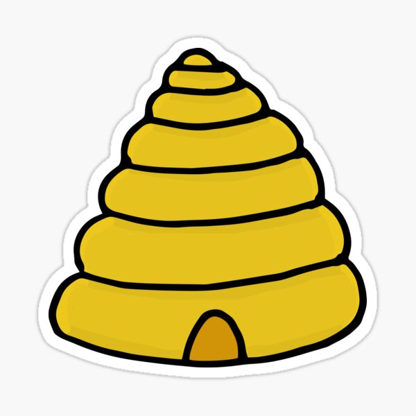 "The Classic Bee Hive" Sticker for Sale by NickacanDesigns | Redbubble