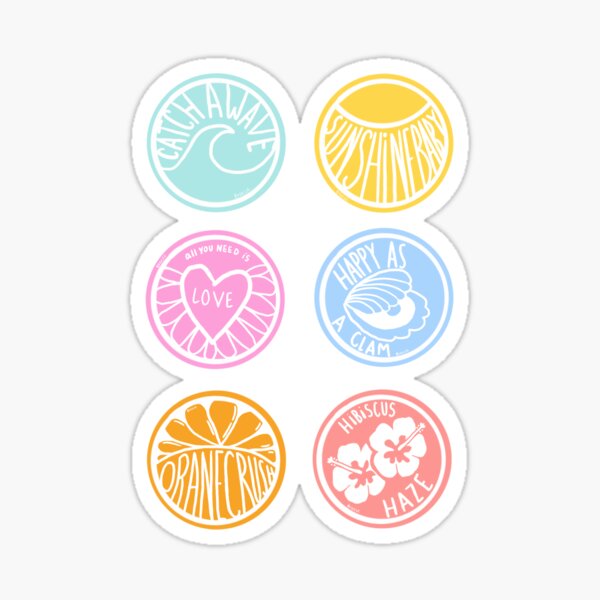 "Summer sticker pack" Sticker for Sale by breezep | Redbubble