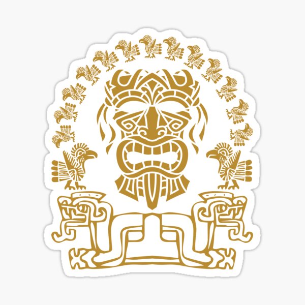 Pegatina «Signos místicos de los Mayas Aztecas Incas» de Vectorbrusher ...