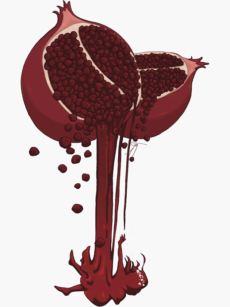 "Persephone (transparent) " Sticker for Sale by siejobsessions | Redbubble