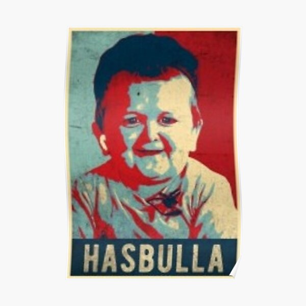 "hasbulla " Poster for Sale by Harrydaddy | Redbubble