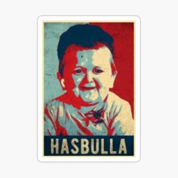 "hasbulla " Sticker for Sale by Harrydaddy | Redbubble