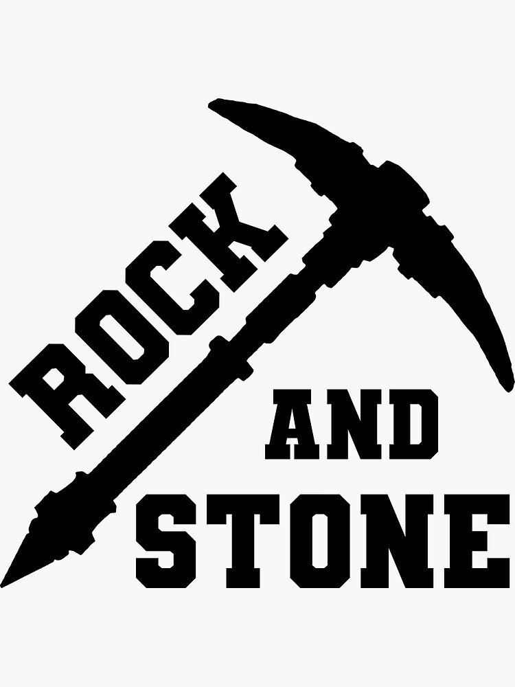 "Ganco, Rock And Stones" Sticker for Sale by Lessugaeur | Redbubble