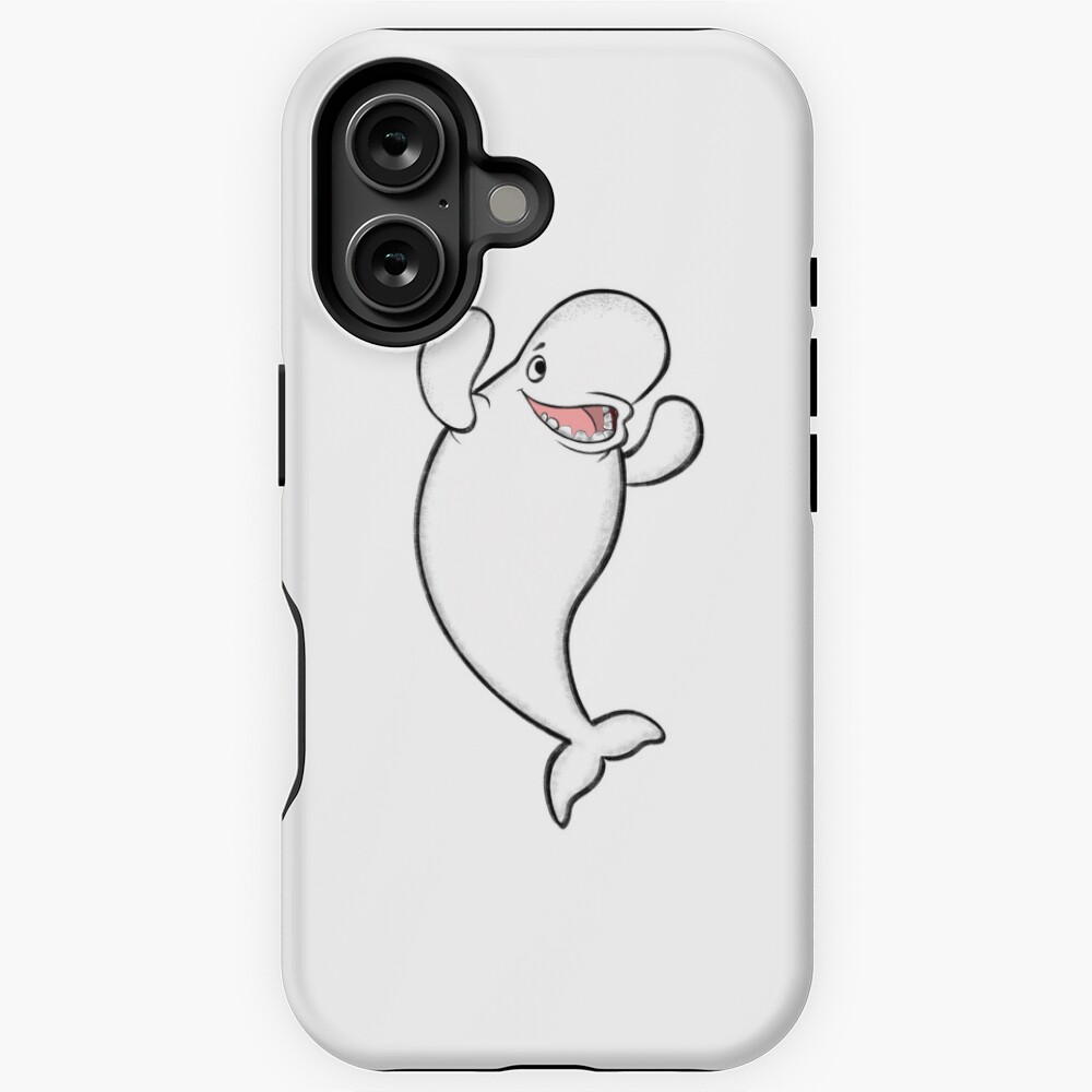 "Bailey the beluga whale" Sticker for Sale by Julia2Julia | Redbubble