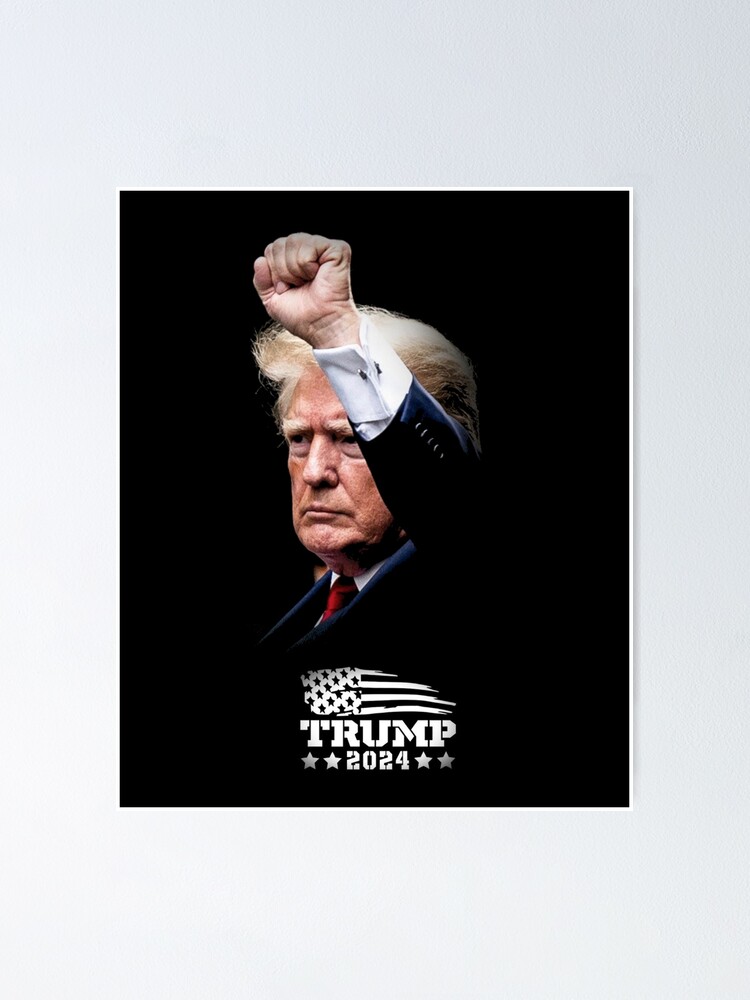 "Donald Trump 2024" Poster by Mikalozan | Redbubble