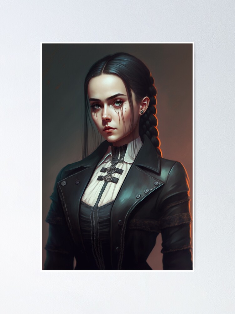 "Wednesday Addams " Poster for Sale by S-and-T | Redbubble