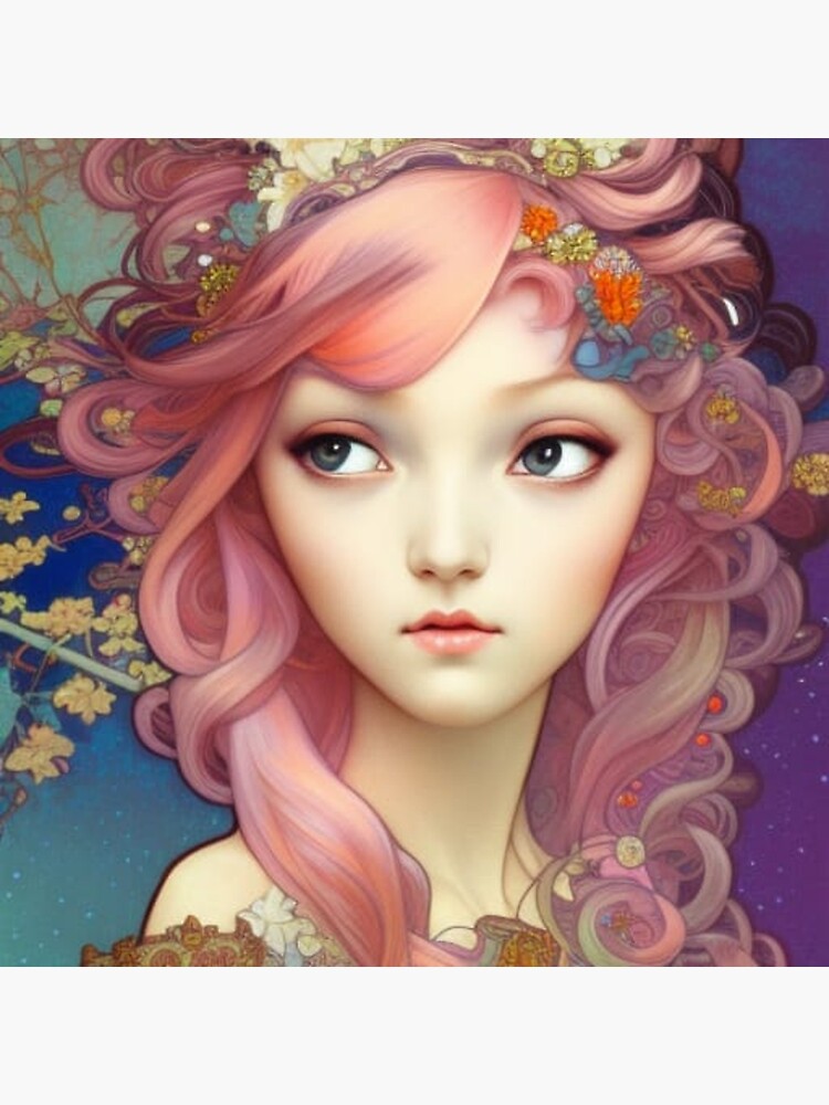 "Celeste" Sticker for Sale by AIArtizt | Redbubble