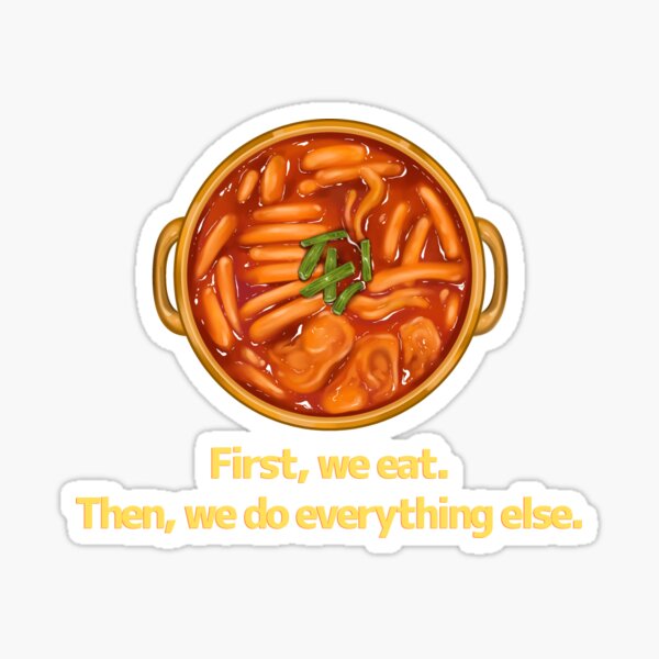 "Tteokbokki" Sticker for Sale by farhan20 | Redbubble