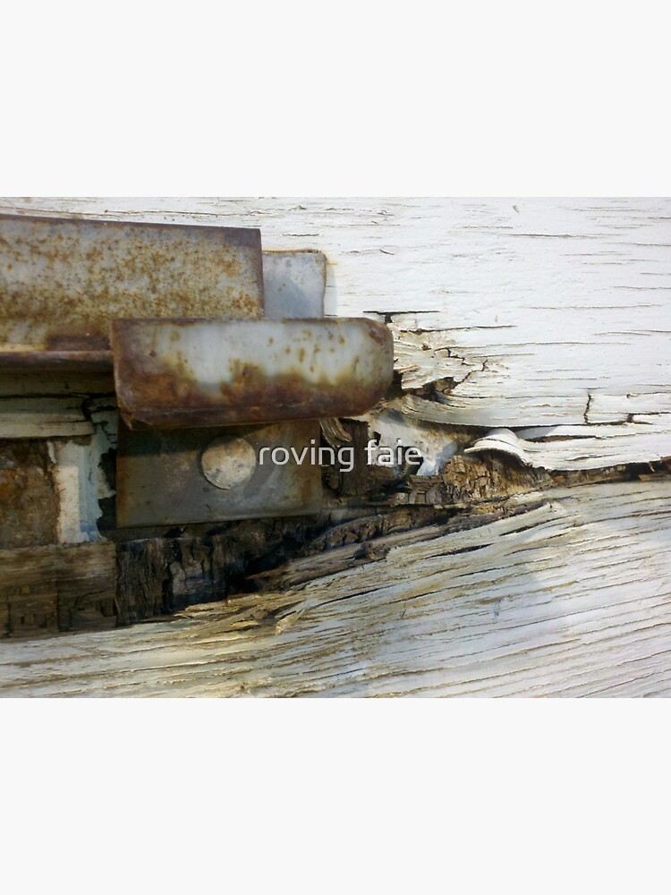 "Rust & Splinters" Sticker for Sale by brodrickmade | Redbubble