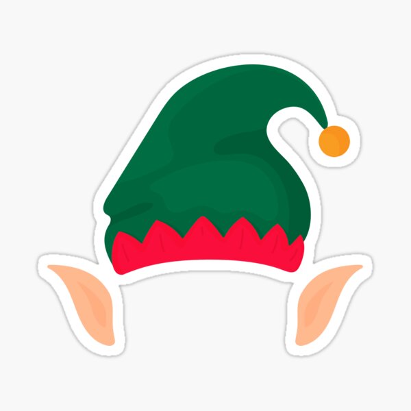 "ELF-HAT" Sticker for Sale by khnifssa | Redbubble