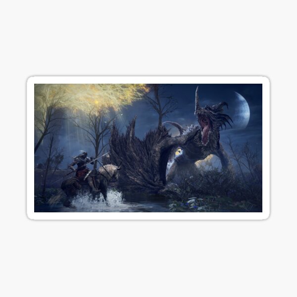 "Dragon slayer" Sticker for Sale by rubenwante | Redbubble