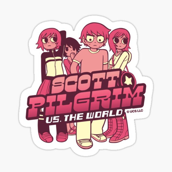 "Scott Pilgrim " Sticker for Sale by ElioMakesStuff | Redbubble