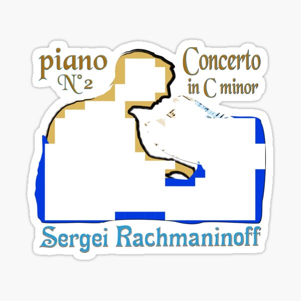 "AMAZING ABSTRACT MINIMALIST PORTRAIT OF SERGEI RACHMANINOFF PIANIST ...