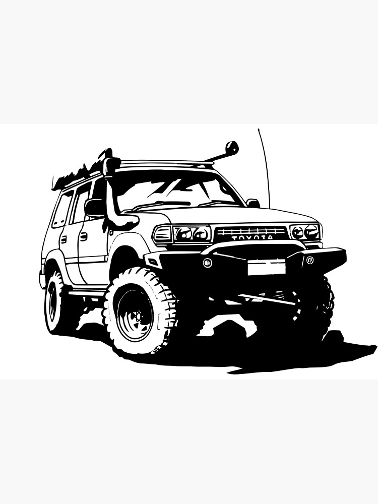 "80 SERIES LANDCRUISER" Poster for Sale by ChasingAdv | Redbubble