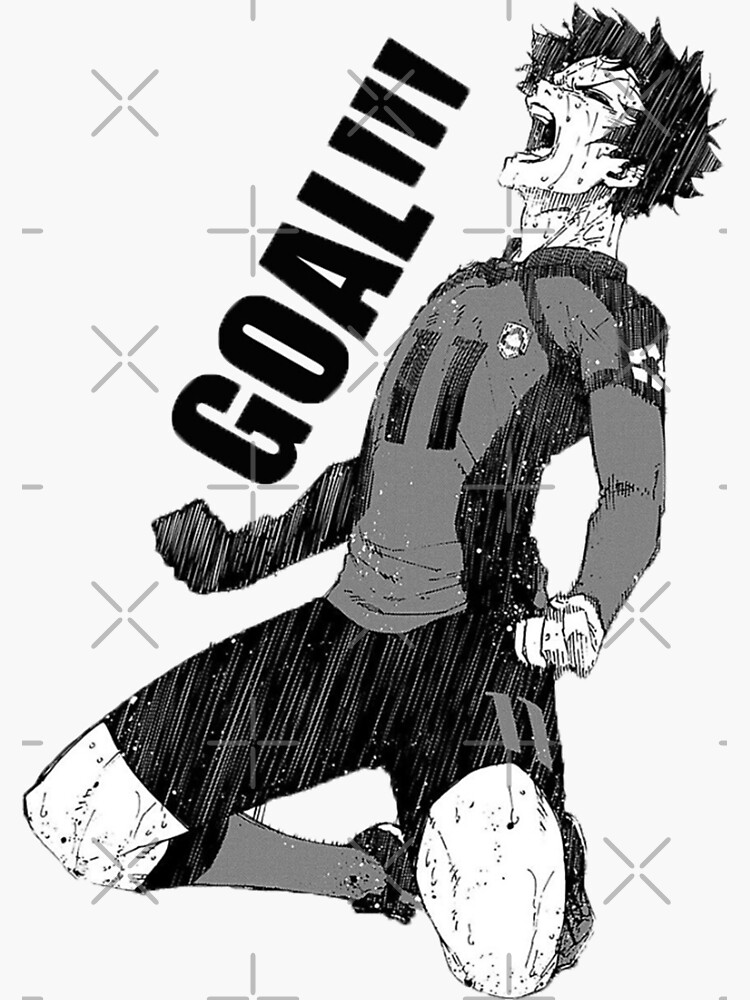 "Isagi Goal" Sticker for Sale by Deesappointment | Redbubble