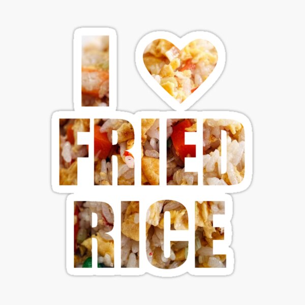 Fried Rice Stickers | Redbubble