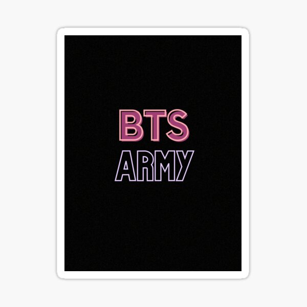 "BTS army" Sticker for Sale by Yumnatee | Redbubble