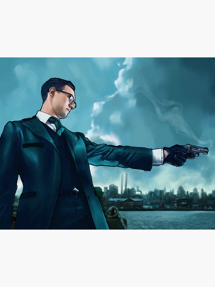 "Edward Nygma Riddler" Sticker for Sale by Nerrchii | Redbubble