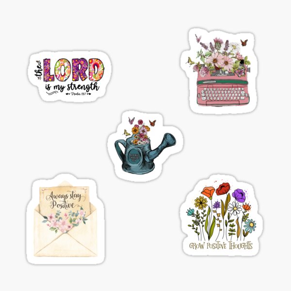 "Christian Inspirational Sayings Quotes Pack" Sticker for Sale by Cross ...
