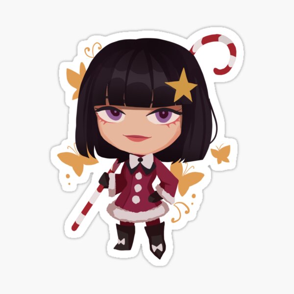 "Winter Chibi Yosano" Sticker for Sale by Creantzy | Redbubble