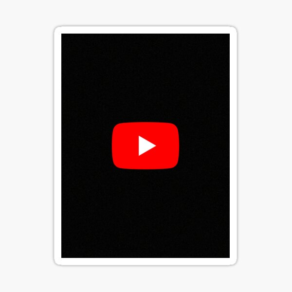"youtube logo" Sticker for Sale by Yumnatee | Redbubble