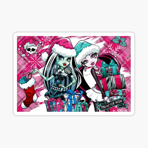 "MONSTER HIGH XMAS" Sticker for Sale by ARTRAVESHOP | Redbubble