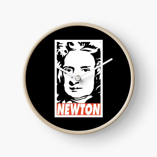 Sir Isaac Newton Clocks | Redbubble