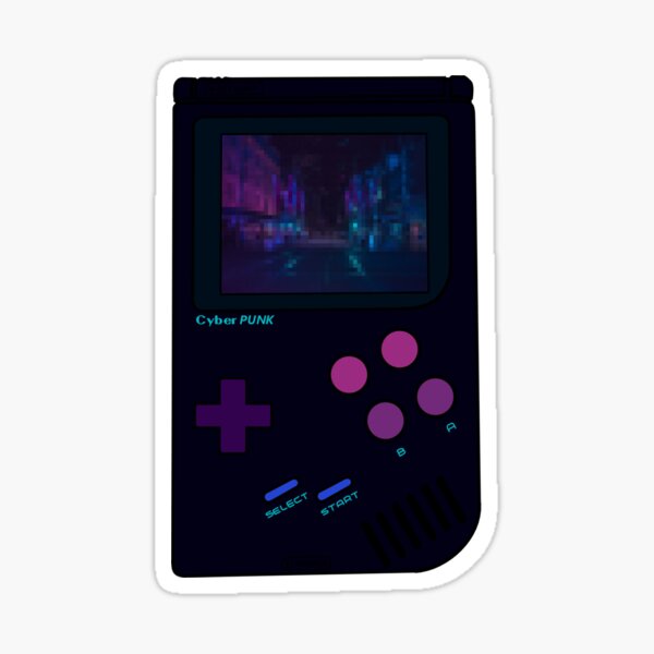 "Cyberpunk Handheld Game" Sticker for Sale by lxshoxk | Redbubble