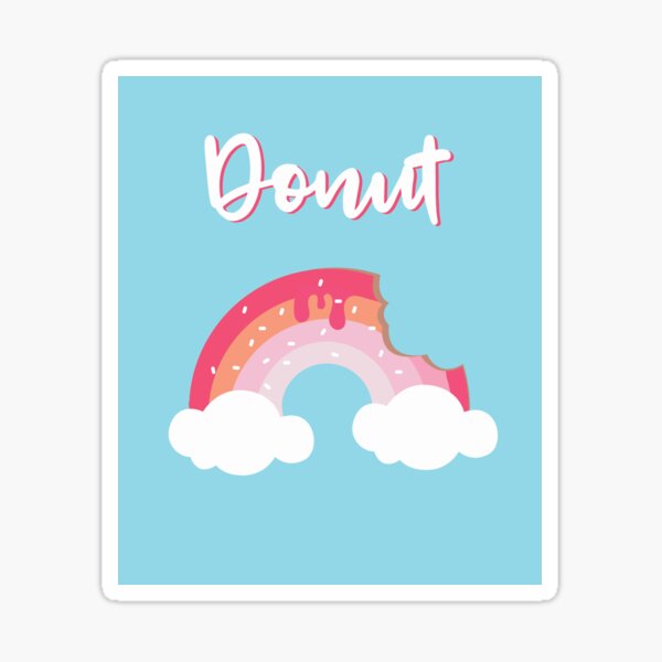 "Strawberry Donut Rainbow Heaven - A bite of Donut - Feel like Heaven ...