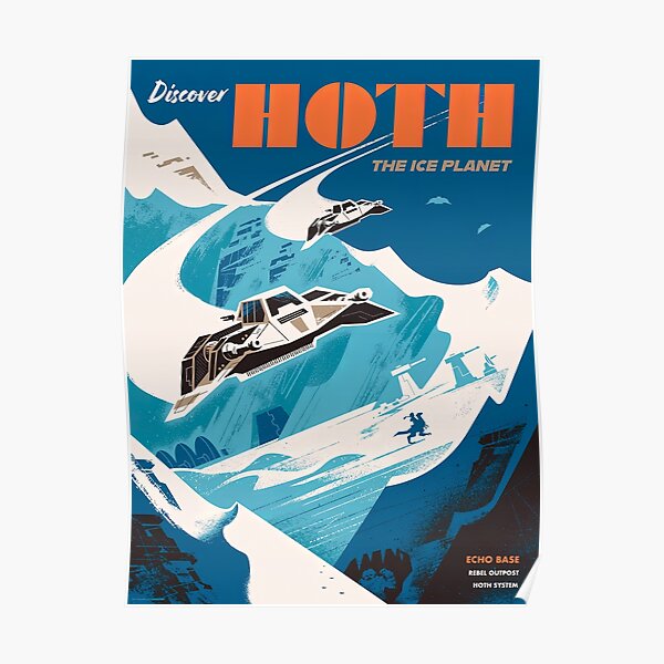 "Vintage Hoth Travel" Poster for Sale by Jairo-Corrales | Redbubble