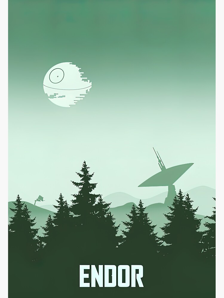 "Visit Endor Travel" Sticker for Sale by Jairo-Corrales | Redbubble