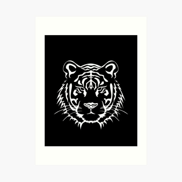 "Black tiger" Art Print for Sale by JessyMarketing | Redbubble