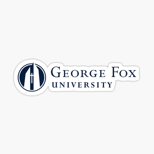 "George Fox University Redesign" Sticker for Sale by Alphegecort ...